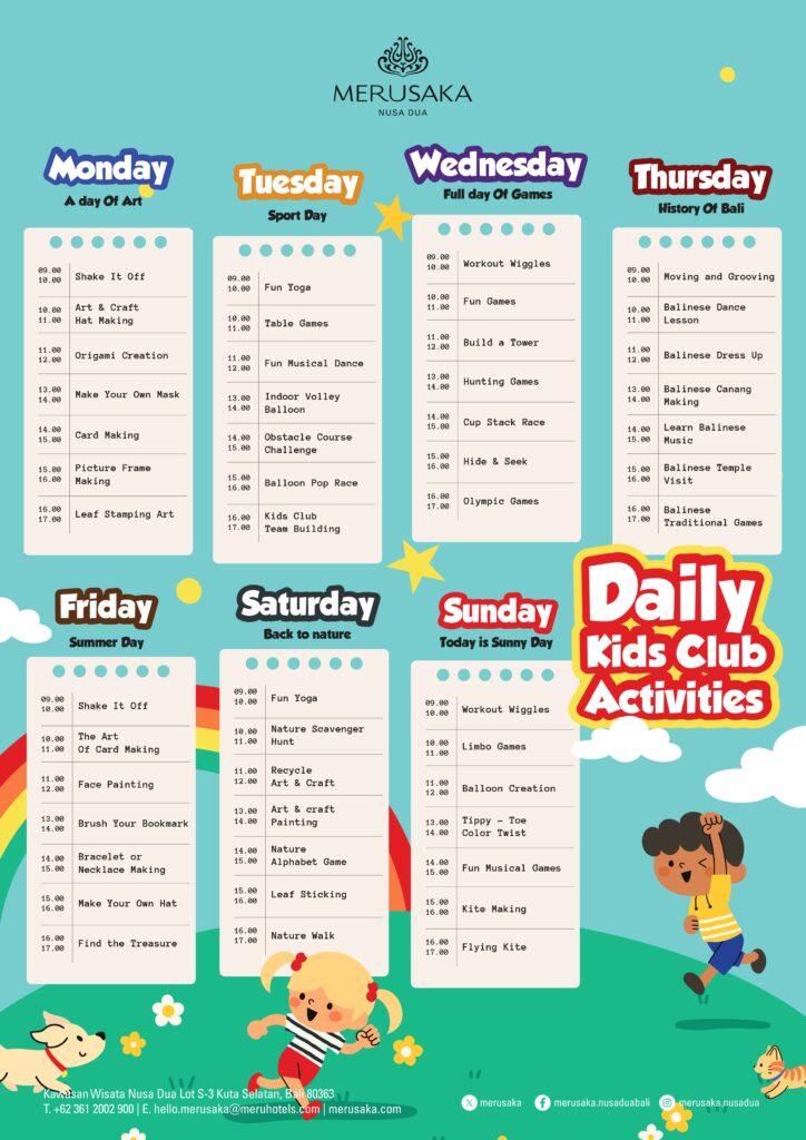 Tamaya Kids Land Merusaka | Nusa Dua Hotel Kids Club & Fun
