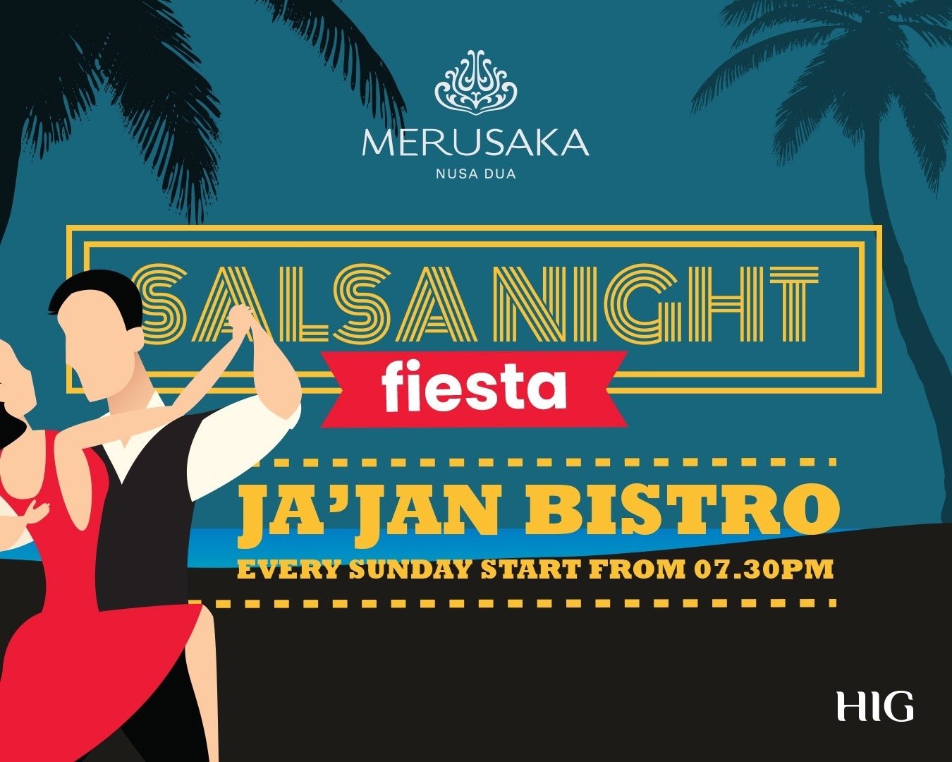 Salsa Night Fiesta Merusaka Nusa Dua: Dance & Dine